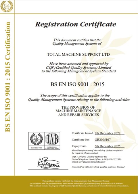 CNC Machine Diagnostics and Callibration Experts - Total Machine ...